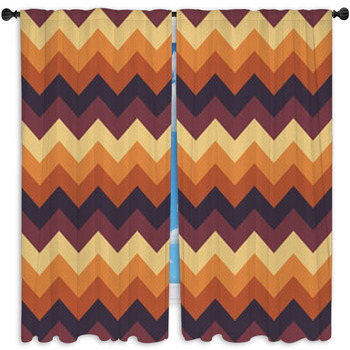 Chevron Curtains & Drapes | Block Out | Custom Sizes
