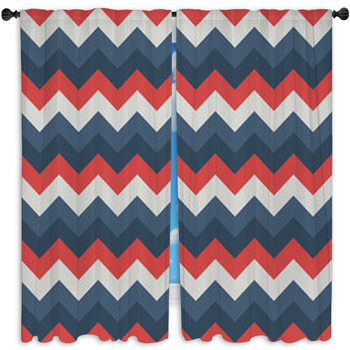 Chevron Curtains & Drapes | Block Out | Custom Sizes