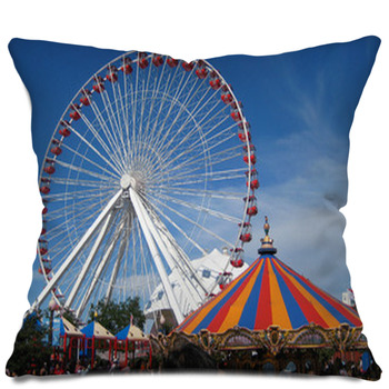 Circus Throw Pillows, & Shams