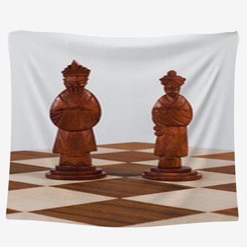 Chess Fabric by the Yard | Available in nearly ANY Custom Sizes