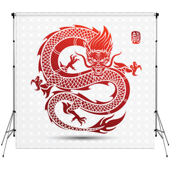 Dragon Photographer Backdrops | Available in Ultra Large Custom Sizes