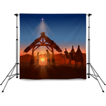 Christian Custom Backdrops | Available in Very Large Custom Sizes