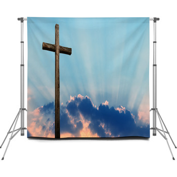 Cross Photo Backdrops | Available in Very Large Custom Sizes