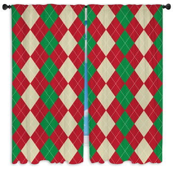 argyle Drapes & Window Treatments | Black Out | Custom Sizes