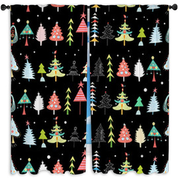 Christmas Curtains & Drapes | Black Out | Custom Sizes