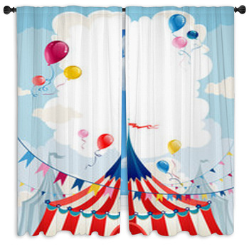 Circus Drapes & Window Treatments | Black Out | Custom Sizes