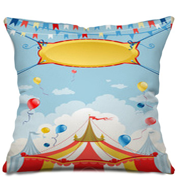Circus Throw Pillows, Cases, & Shams