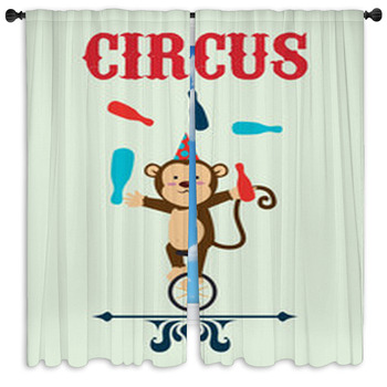 Circus Drapes & Window Treatments | Black Out | Custom Sizes
