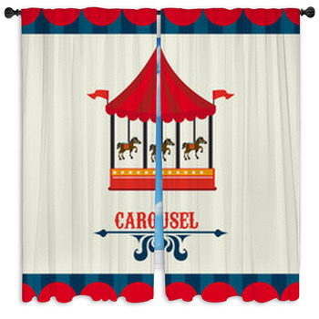 Circus Drapes & Window Treatments | Black Out | Custom Sizes