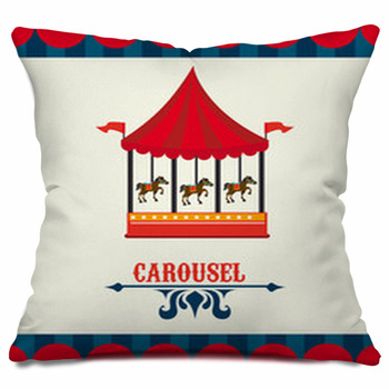 Circus Throw Pillows, & Shams