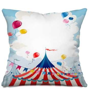 Circus Throw Pillows, & Shams