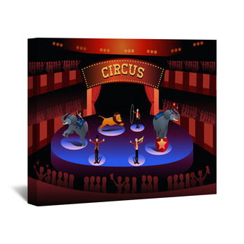 Circus Wall Decor in Canvas, Murals, Tapestries, Posters & More