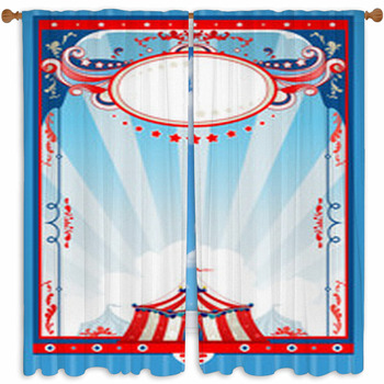Circus Window Curtains & Drapes | Black Out | Custom Sizes