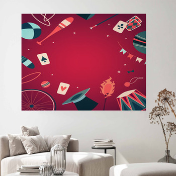 Circus Wall Decor in Canvas, Murals, Tapestries, Posters & More