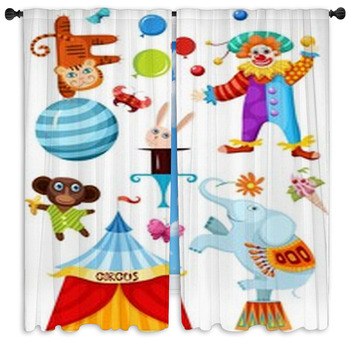 Circus Drapes & Window Treatments | Black Out | Custom Sizes