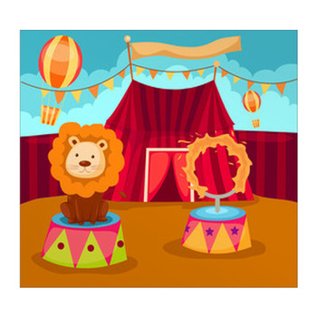 Circus Wall Decor in Canvas, Murals, Tapestries, Posters & More