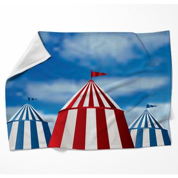 Circus Fleece Blanket Throws | Free Personalization