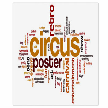 Circus Wall Decor in Canvas, Murals, Tapestries, Posters & More
