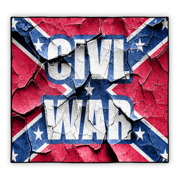 Confederate rebel flag Area Rugs & Custom Size Floor Mats