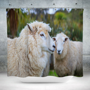 Sheep Shower Curtains, Mats, & Towels Personalize