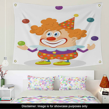 Clown Wall Decor in Canvas, Murals, Tapestries, Posters & More