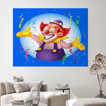 Clown Wall Decor in Canvas, Murals, Tapestries, Posters & More