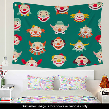 Clown Wall Decor in Canvas, Murals, Tapestries, Posters & More