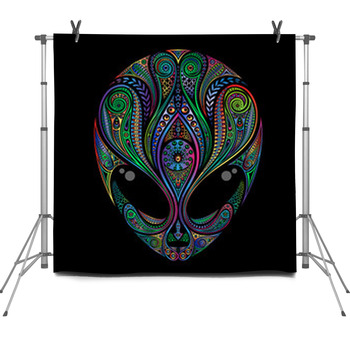 Alien Custom Backdrops | Available in Super Large Custom Sizes
