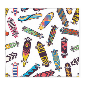 Skateboard Area Rugs & Custom Size Floor Mats
