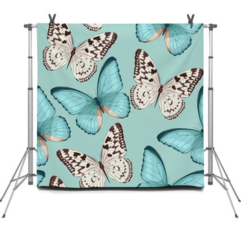 Butterfly Photographer Backdrops | Available in Super Large Custom Sizes