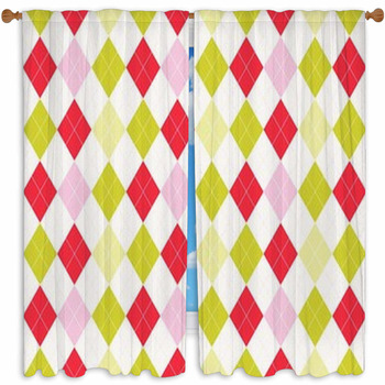 Argyle Drapes & Window Treatments | Black Out | Custom Sizes