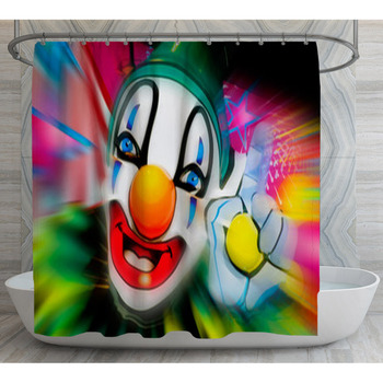 Clown Shower Curtains, Bath Mats, & Towels Personalize