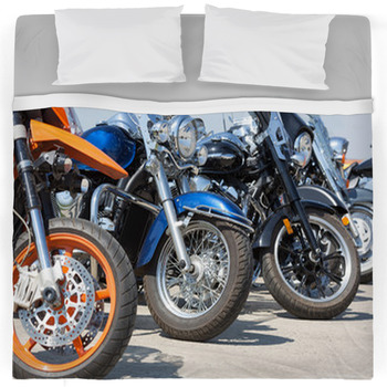 Motorcycle Comforters, Duvets, Sheets & Sets | Custom