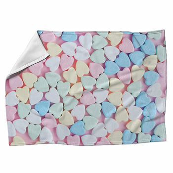 Candy Fleece Blanket Throws | Free Personalization