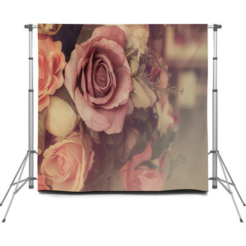 Rose Photographer Backdrops | Available in Very Large Custom Sizes