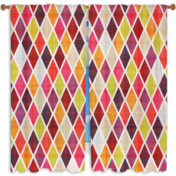 Argyle Drapes & Window Treatments | Black Out | Custom Sizes