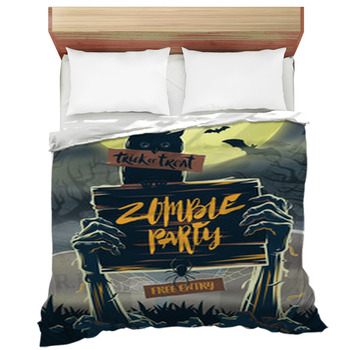 Zombie Comforters, Duvets, Sheets & Sets | Personalized