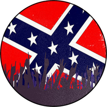 Confederate rebel flag Area Rugs & Custom Size Floor Mats