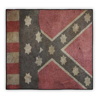 Confederate rebel flag Area Rugs & Custom Size Floor Mats