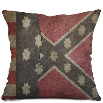 Confederate rebel flag Throw Pillows, Cases, & Shams