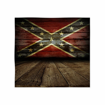 Confederate rebel flag Area Rugs & Custom Size Floor Mats