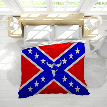Confederate rebel flag Comforters, Duvets, Sheets & Sets | Personalized