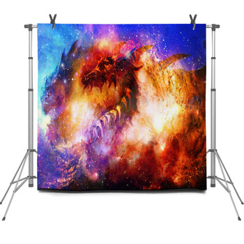 Dragon Photographer Backdrops | Available in Ultra Large Custom Sizes