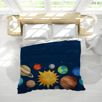 Solar system Comforters, Duvets, Sheets & Sets | Personalized