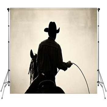 Rodeo Photographer Backdrops | Available in Very Large Custom Sizes