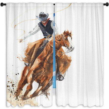 Cowboy Curtains & Drapes | Black Out | Custom Sizes