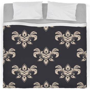 Gray floral Comforters, Duvets, Sheets & Sets | Custom