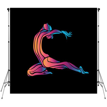 Gymnastics Photographer Backdrops | Available in nearly ANY Custom Sizes