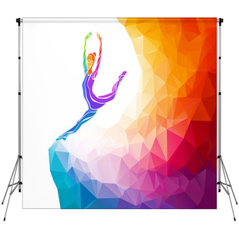 Gymnastics Photographer Backdrops | Available in nearly ANY Custom Sizes