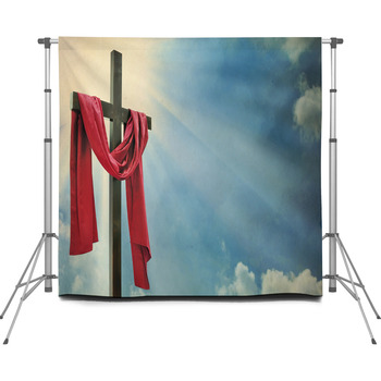 Cross Photo Backdrops | Available in Very Large Custom Sizes